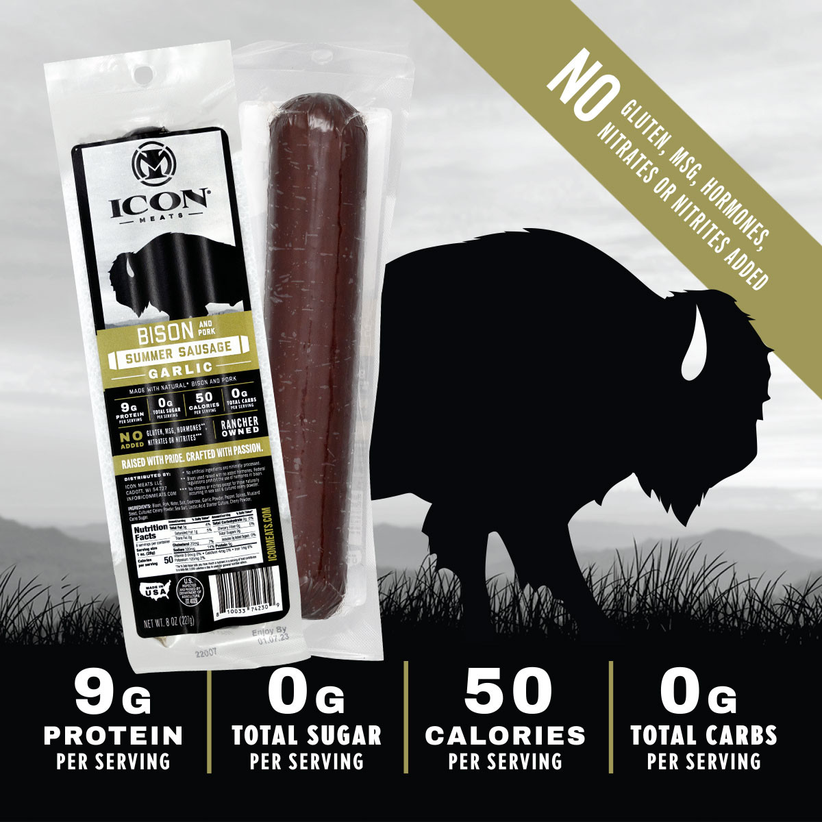 ICON Summer Sausage Sampler Box (4 packs)