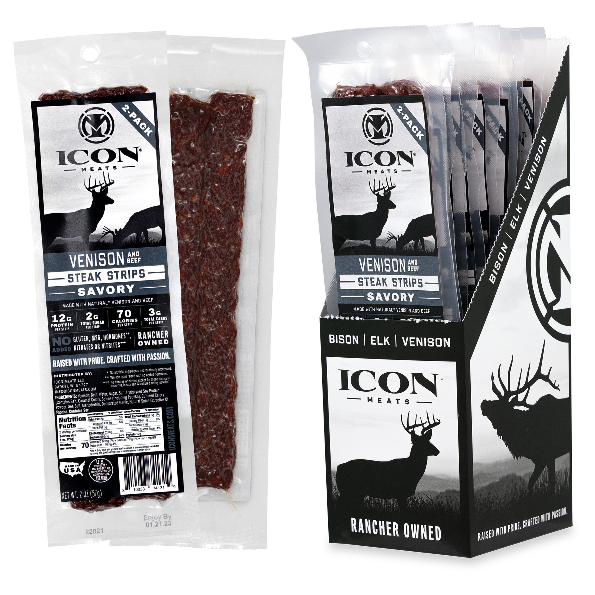 Deer Venison Sticks - ICON Meats
