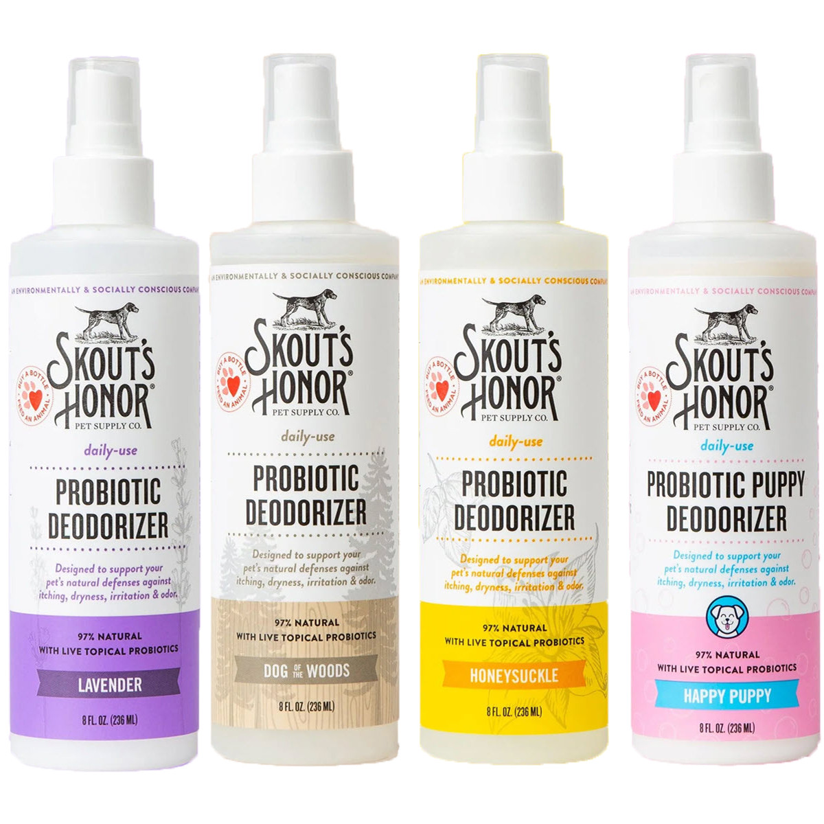 Probiotic Deodorizer for Dogs & Cats 8 oz