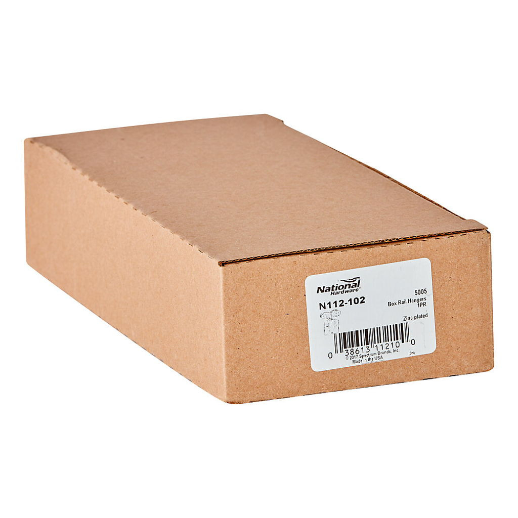 National Hardware Zinc Box Rail Hanger