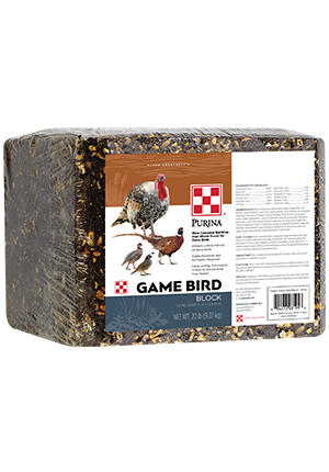 Purina Premium Game Bird Block - 20 lb
