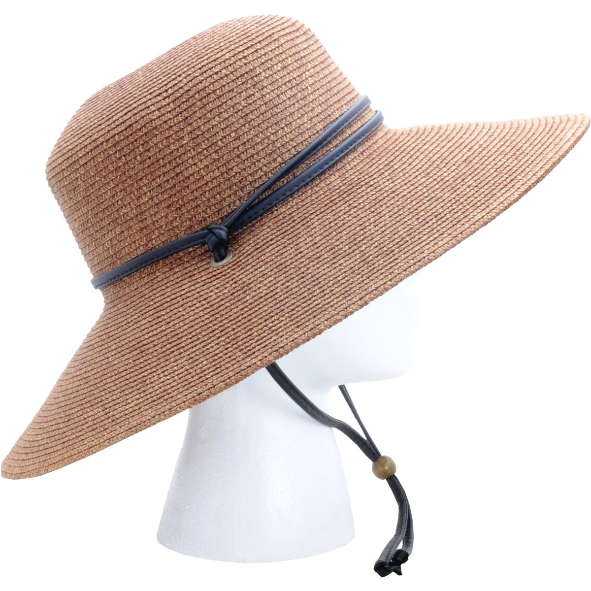 Sloggers Women's Braided Sun Hat - Dark Brown