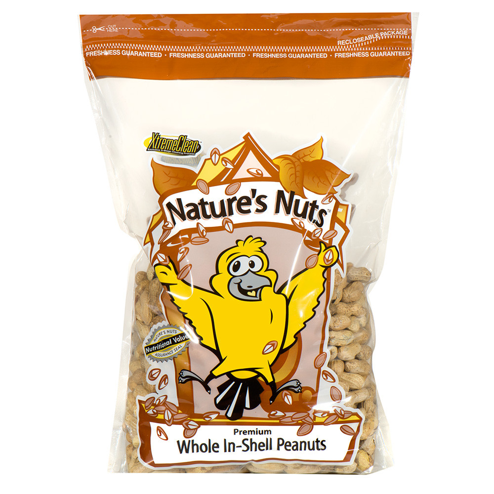 Natures Nut Premium Whole In-Shell Peanuts - 3 lb