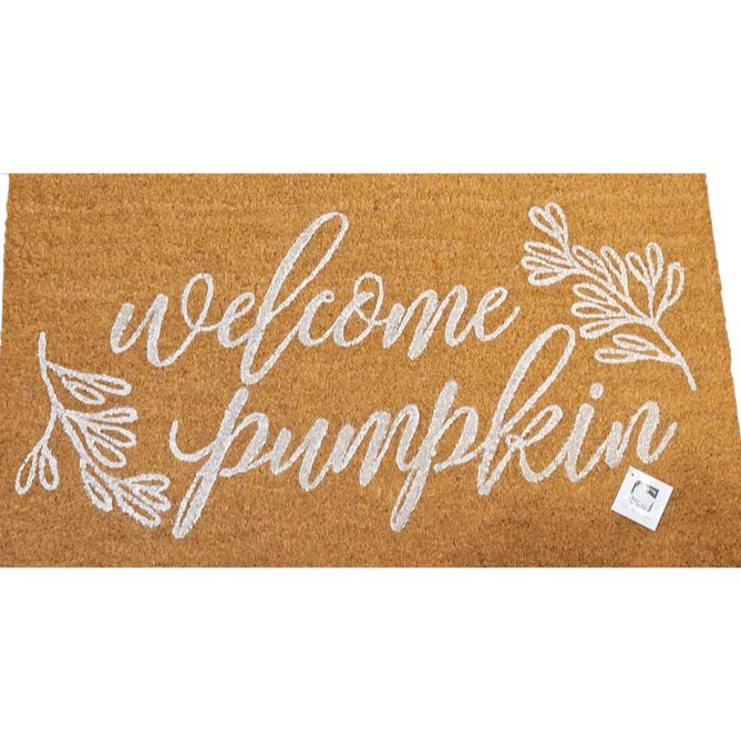 Giftcraft Welcome Pumpkin Coir Mat