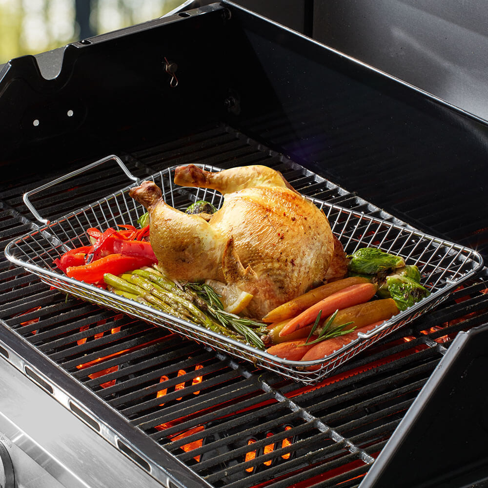 Mr. Bar-B-Q Barbecue Roaster Pan - 16-3/4" X 3" X 10-1/2" - Grange Co-op