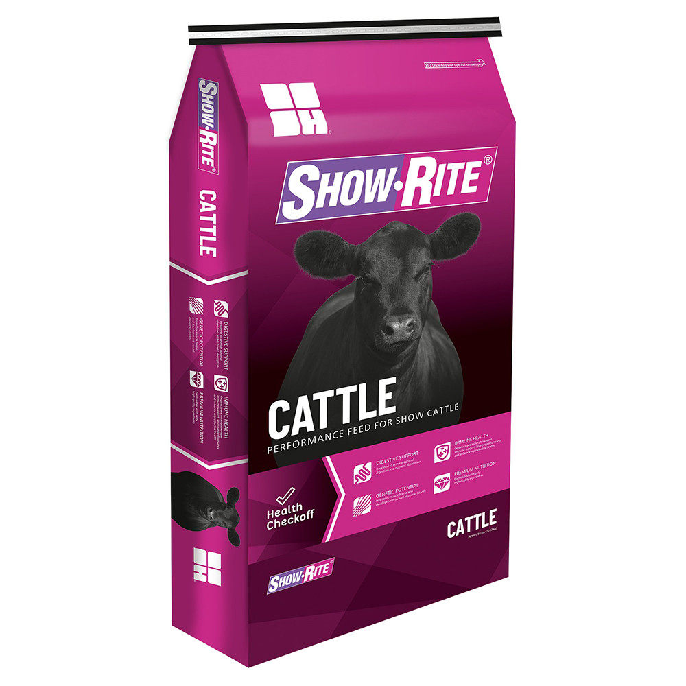 Associated Feed Show Rite Throttled Up Feed for Beef Cattle - 50 lb