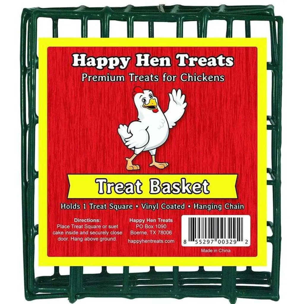 Happy Hen Treats Chicken Square Treat Basket