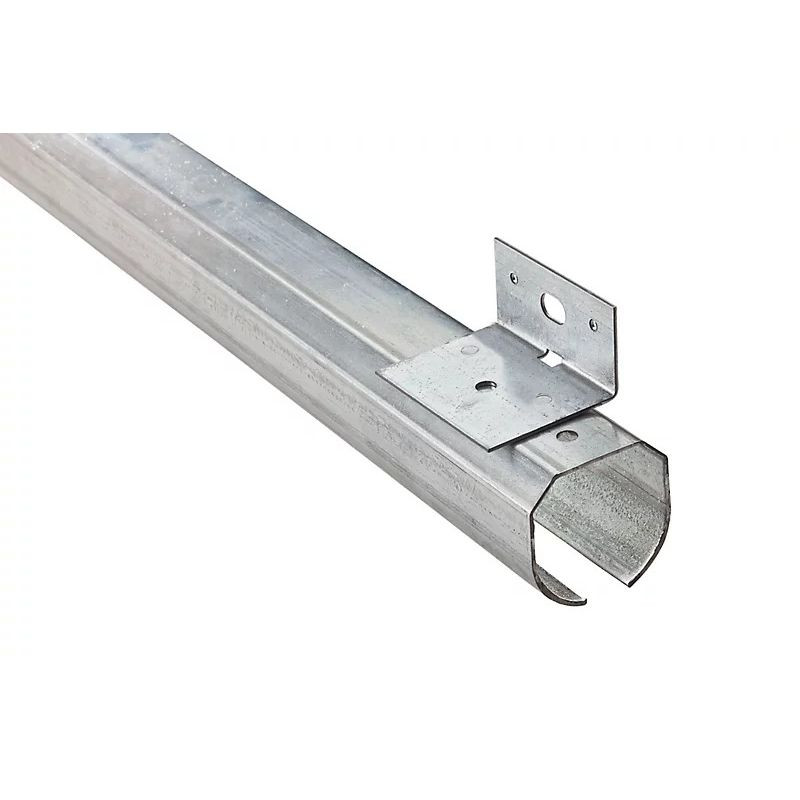 National Hardware Galvanized Face Mount Round Rail