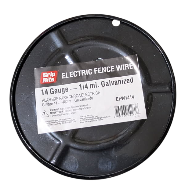 Grip Rite Galvanized Electric Fence Wire - 1/4 mi.