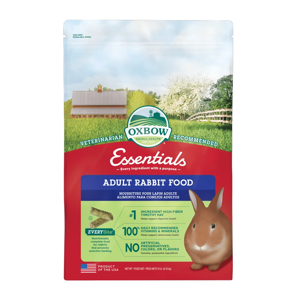 Oxbow Essentials Adult Rabbit Food - 10 lb
