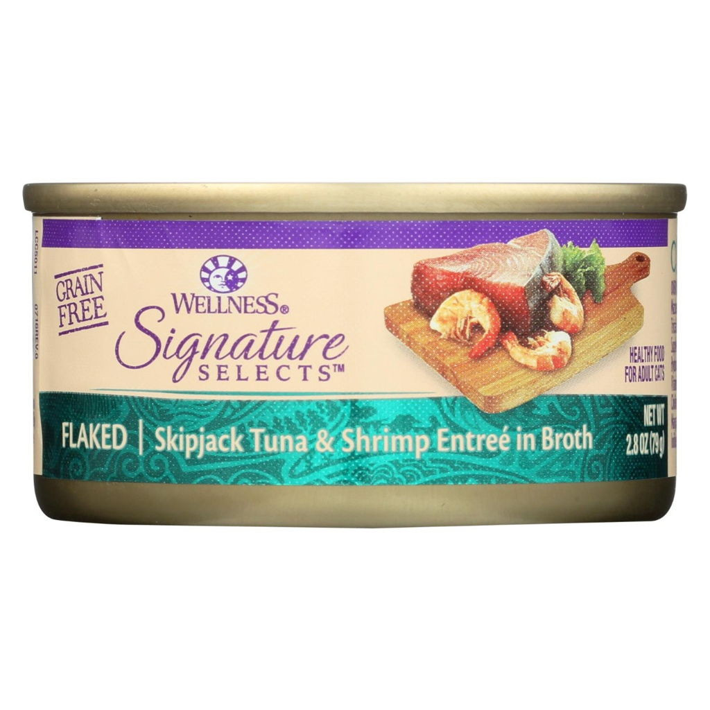 Wellness Signature Selects Flaked Skipjack Tuna with Shrimp Entree In ...