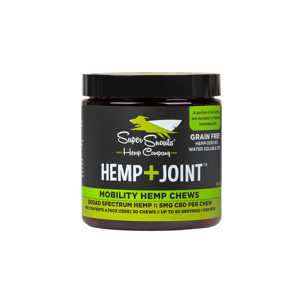 Super Snouts Grain Free Hemp + Joint Broad Spectrum Mobility Hemp Chew