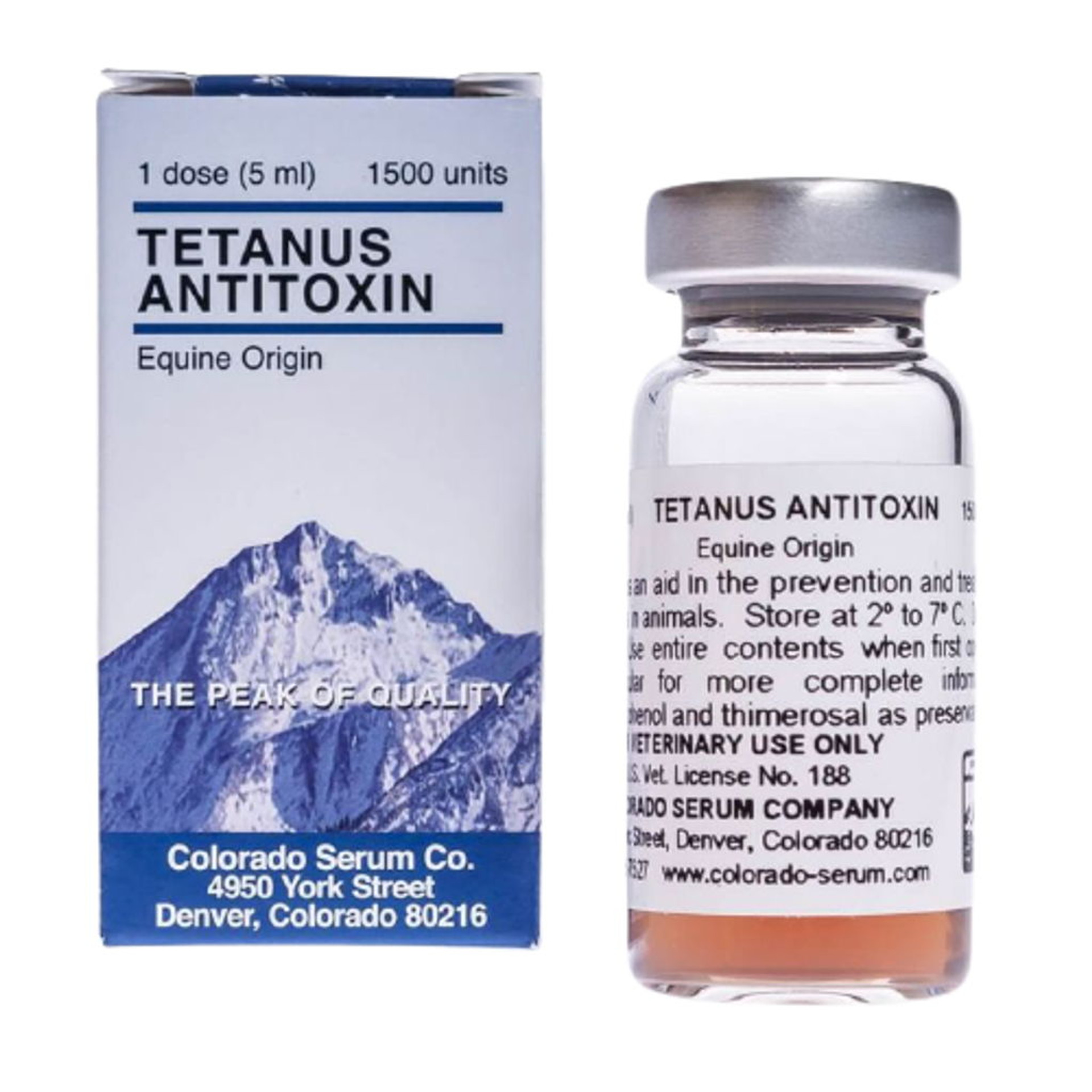 Colorado Serum Tetanus Antitoxin