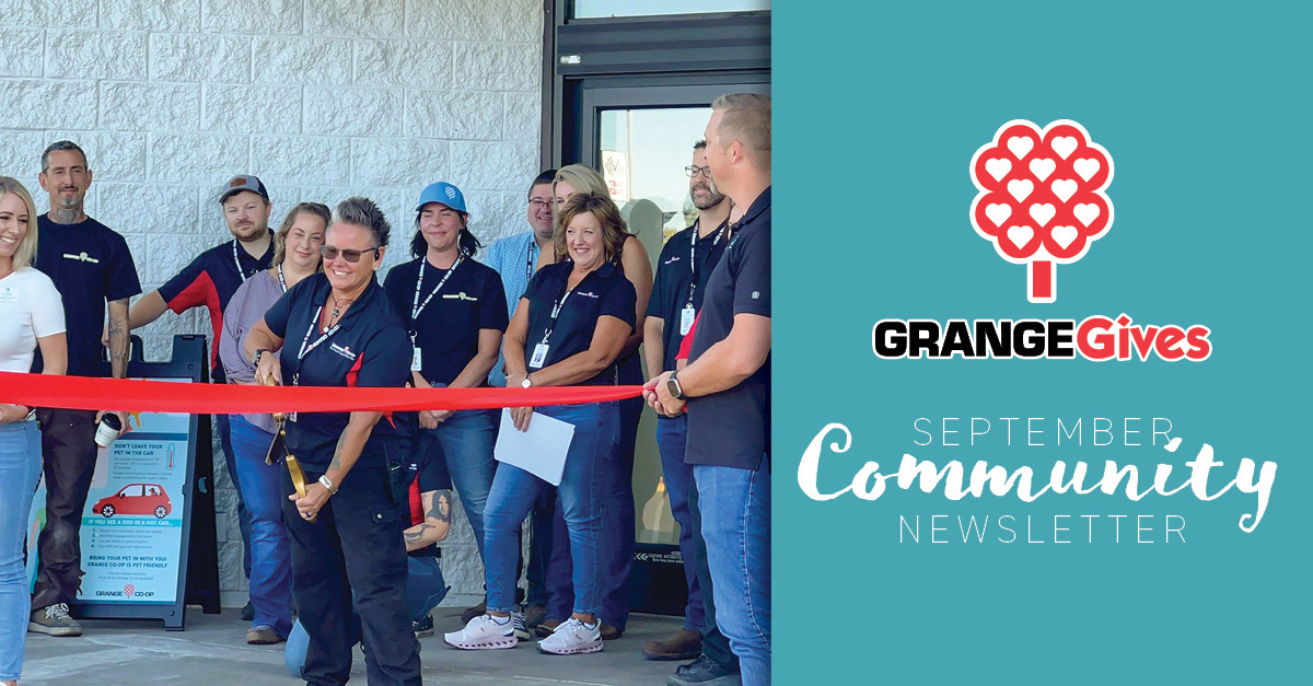 September Community Newsletter - Grange Co-op