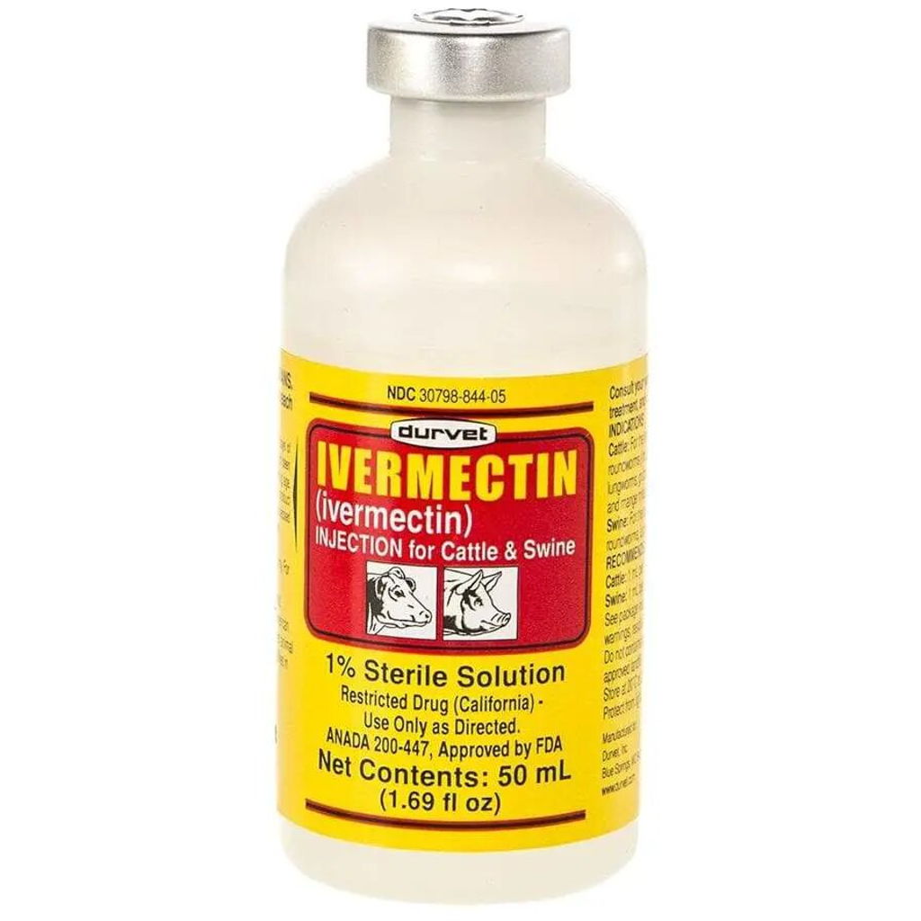 Durvet Ivermectin Injection 1% Sterile Solution