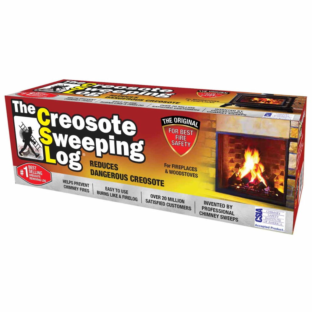 CSL Creosote Sweeping Log for Fireplaces
