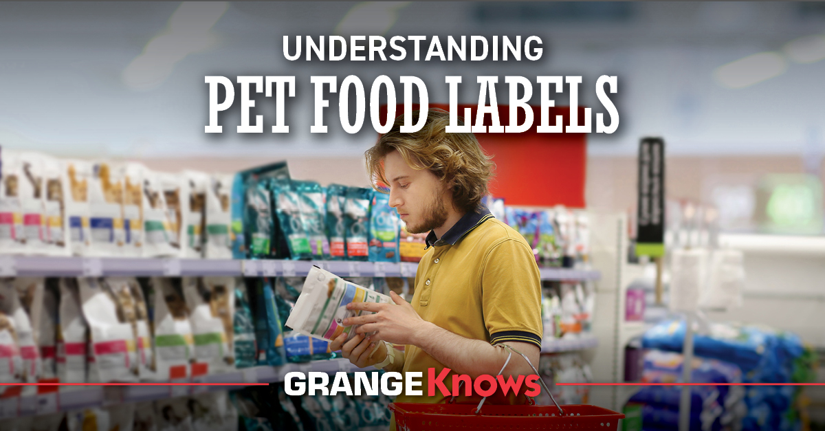 Understanding Pet Food Labels - Grange Co-op