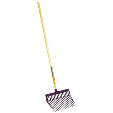 Little Giant Extra-strong Plastic Durafork With Hardwood Handle