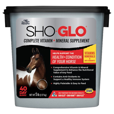 Manna Pro Sho-glo Horse Supplement - 5 lb