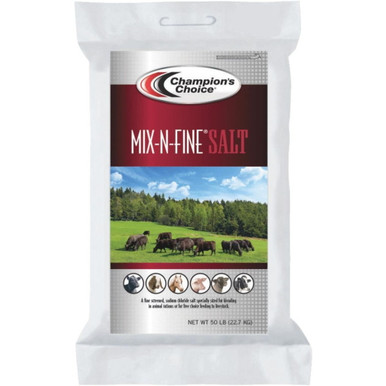 Champion's Choice Mix-N-Fine Salt - 50 lb