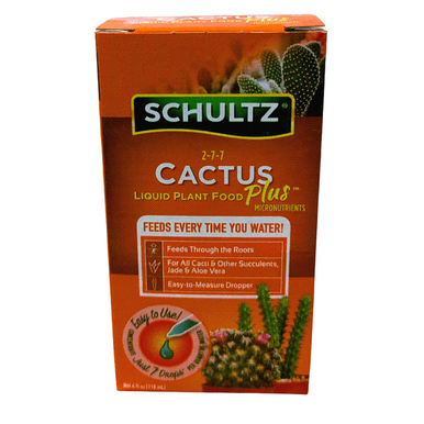 Schultz Cactus Plus 2-7-7 Liquid Plant Food - 4 oz