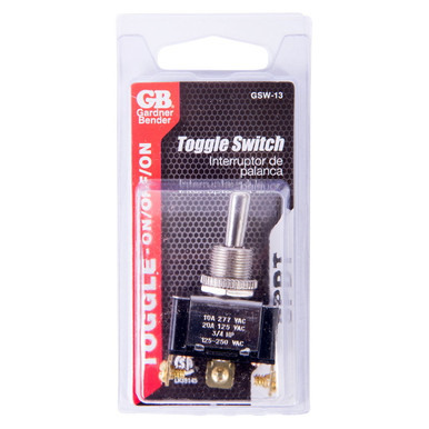 Gardner Bender Heavy Duty SPDT Toggle Switch - Chrome