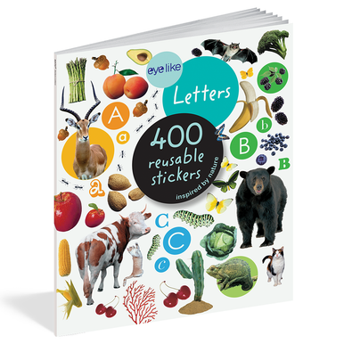 Workman Eyelike Letters Sticker Book