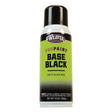 Weaver Livestock ProPaint Matte Base Black Spray - 10 oz