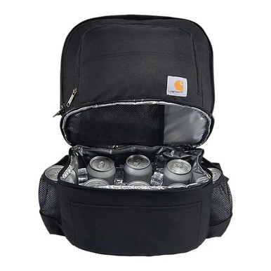 Carhartt Insulated 24 Can Two Compartment Cooler Backpack - Black - 12 ...
