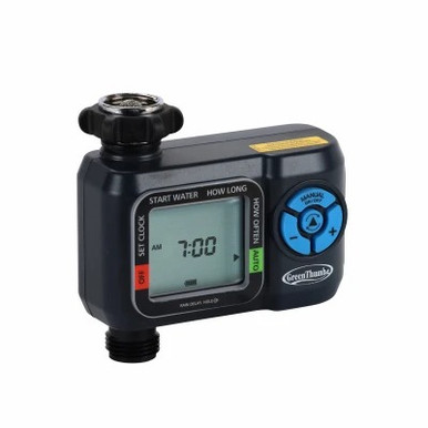 Green Thumb 1-Zone Water Timer with LCD Screen