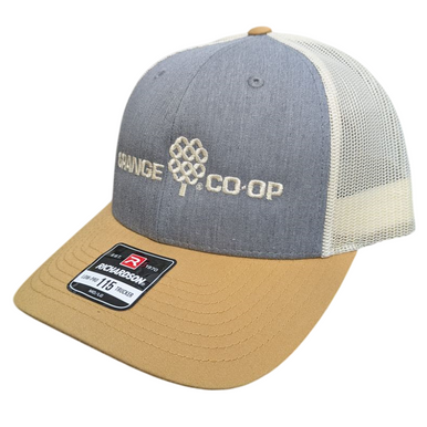 Grange Co-op Hat Grey & Gld