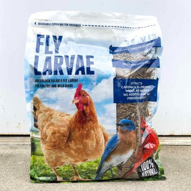 Buffalo Black Soldier Fly Larvae Bird Food- 5 lb