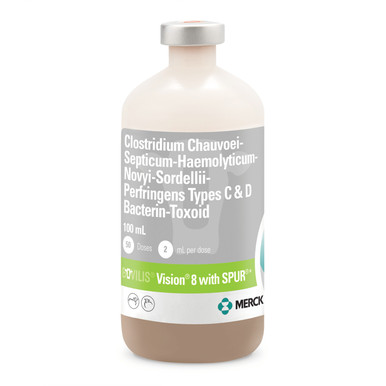 Merck Vision 8 with Spur Clostridial Vaccine