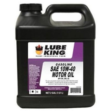 Lube King 10W-40 Heavy Duty Motor Oil - 2 gal