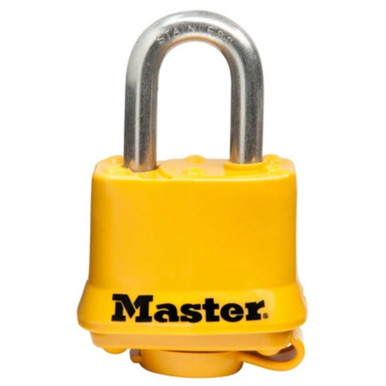 Master Lock Weatherproof Laminated Padlock - 1-1/2"