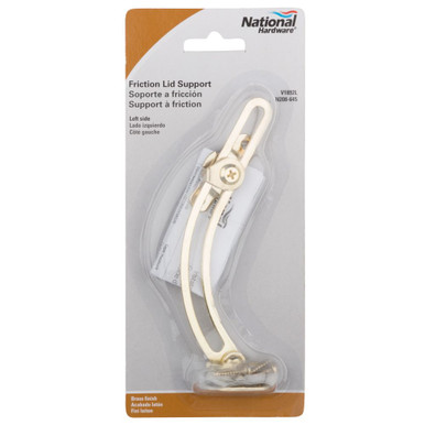 National Hardware Brass Friction Lid Support