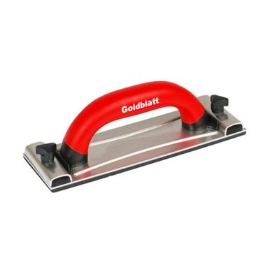 Goldblatt Soft-grip Handle Pro Hand Sander - 9-3/8" X 3-1/8"