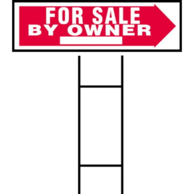 Hy-Ko For Sale By Owner Sign with H-Bracket