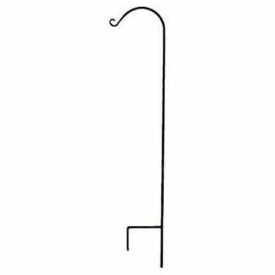 Panacea Black Forged Steel Single Shepherd Hook