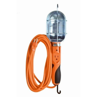 Master Electrician Trouble Work Light with Metal Guard & Hanging Hooks ...