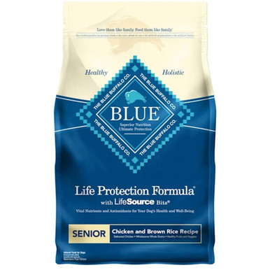 Blue Buffalo Life Protection Formula Chicken & Brown Rice Recipe Senior ...