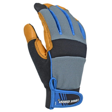 True Grip Men's Hybrid Pigskin Winter Gloves