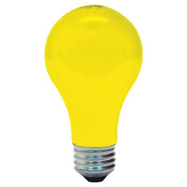 GE Lighting 60 w Medium Base A19 Bug Light Yellow Bulb