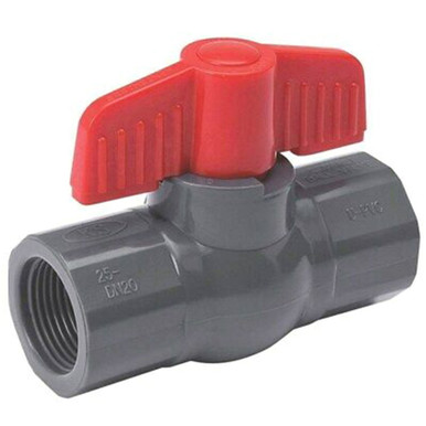 Homewerks PVC Threaded Ball Valve - Threaded