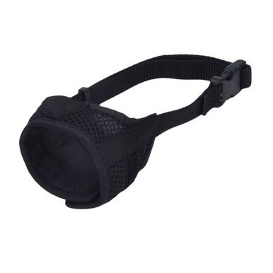 Coastal Pet Best Fit Adjustable Comfort Dog Muzzle - Black