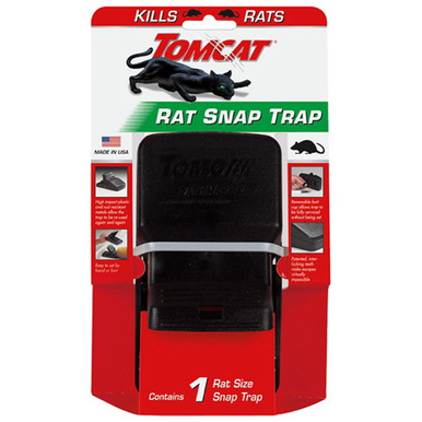 Tomcat Rat Snap Plastic Trap With Interlocking Jaws