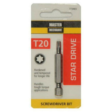 Master Mechanic T20 Star Driver Screwdriver Bit - 2"