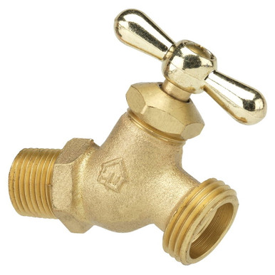Homewerks Straight Male Iron Pipe Nokink Hose Bibb - MPT