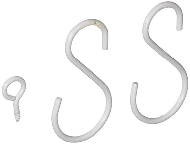 Panacea White Extender S Hook - 2 pk