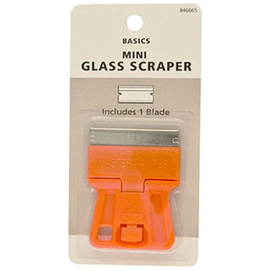 Master Painter Basics Mini Glass Scraper with 1 Blade